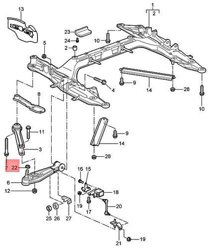 Genuine PORSCHE 718 911 T Turbo 918 991 996 997 Boxster Locknut ...
