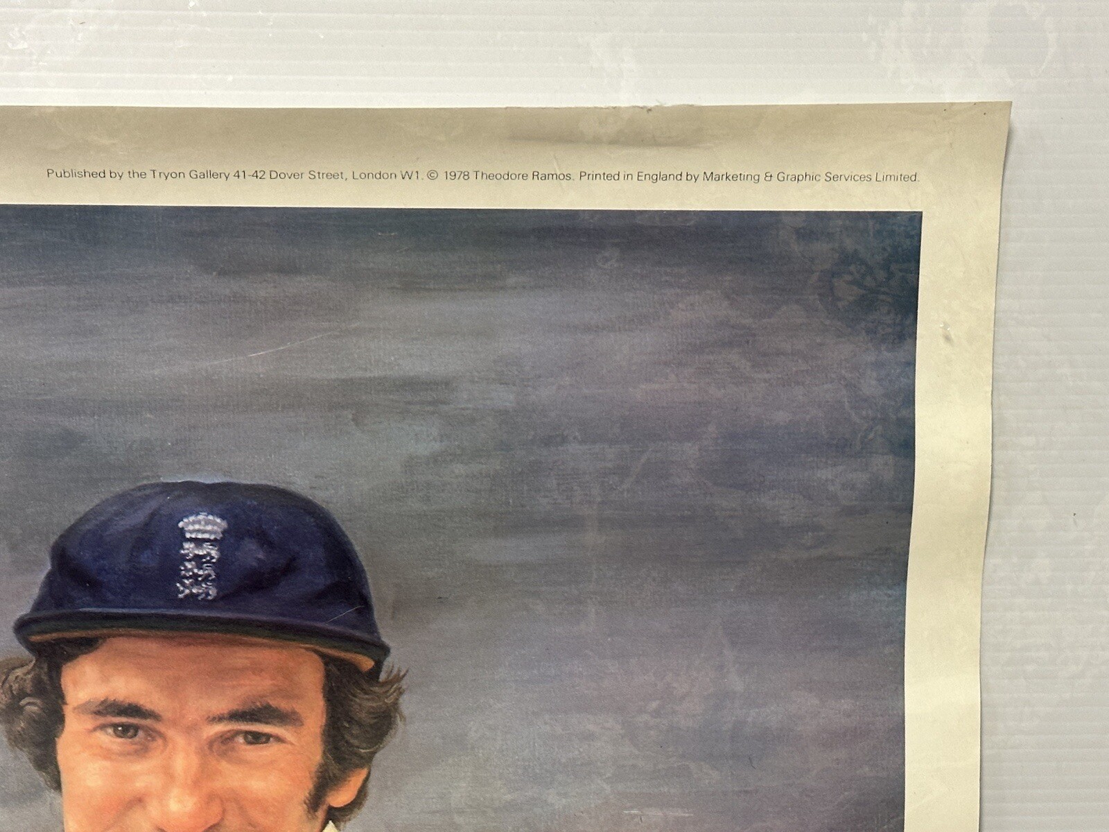 Tryon Gallery Print of Cricketer Alan Knott, after the Artist Theodore ...