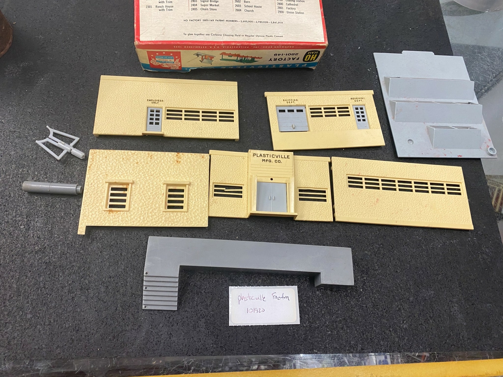 Plasticville factory Vintage Toy Train Building Display HO Box 1960s ...