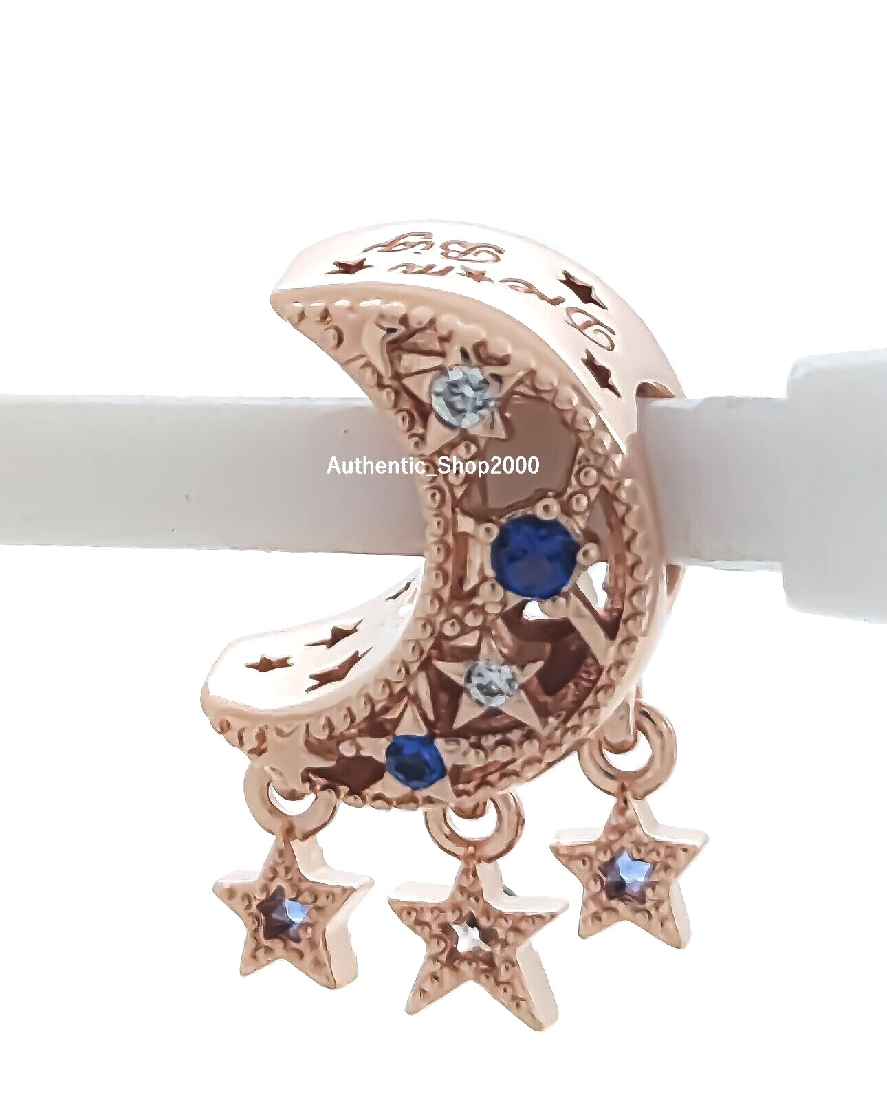 New 100% Authentic PANDORA Dream Big Star & Crescent Moon Charm ...