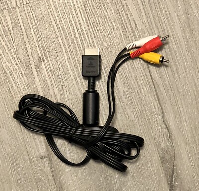 Genuine Sony OEM RCA AV Audio/Video Cable for PlayStation PS1 PS2 PS3 ...