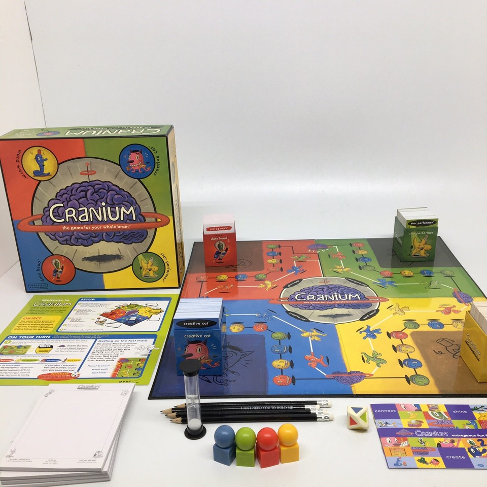 Cranium The Game for Your Whole Brain Board Game 2002 Edition Missing ...