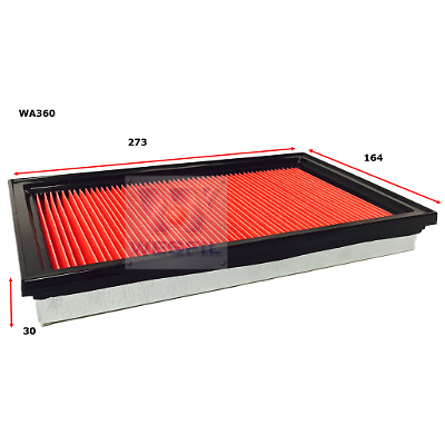 WESFIL AIR FILTER FOR COMMODORE VG LG2 L27 304 LB9 VL LF1 LW5 VN LG2 ...
