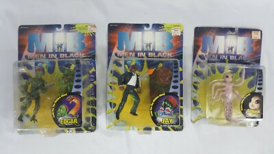 Galoob Men in Black Action Figure x3 Alien Ambush Jay Edgar Redgick Jr ...