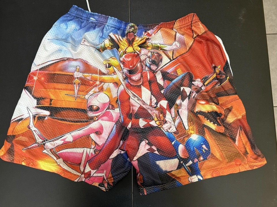 Chalk Line Power Ranger Shorts USED Size 2XL MMPR | eBay