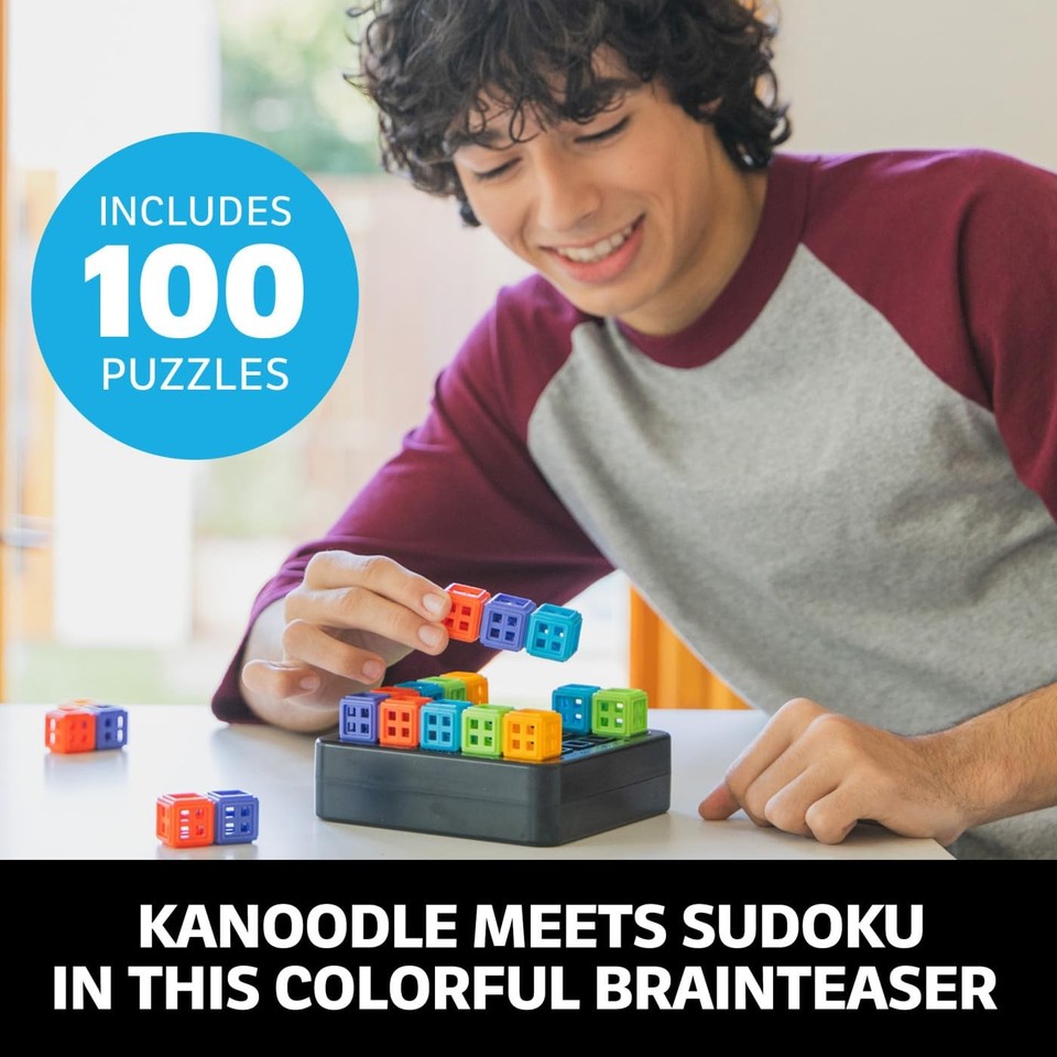 Kanoodle® SudoQubeTM - 3D Brain Teaser Puzzle, Pocket Sudoku Game ...