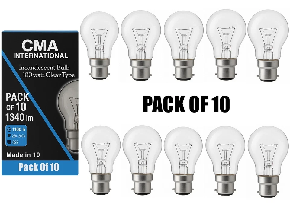 100 Watt Bayonet Bulbs for sale | eBay UK