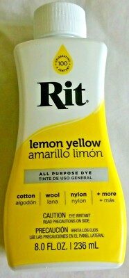 Rit [Lemon Yellow] All Purpose Dye | eBay
