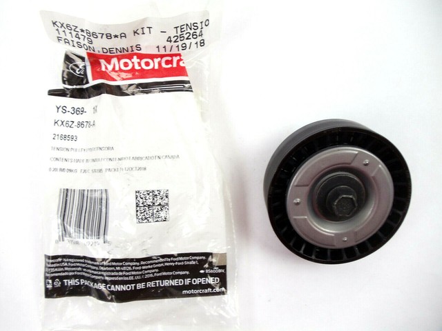Motorcraft YS-369 Ford KX6Z-8678-A Drive Belt Idler Pulley | eBay