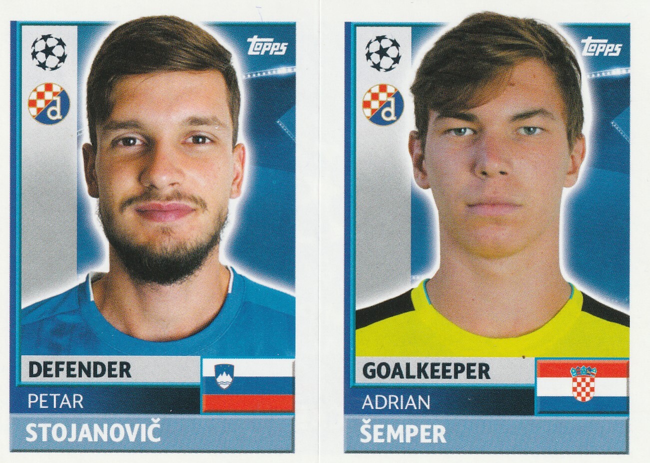 DINAMO ZAGREB - STICKERS IMAGE VIGNETTE TOPPS CHAMPIONS LEAGUE 2017 - a ...