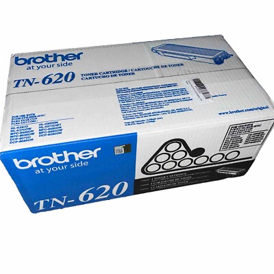 Genuine OEM Brother TN620 Black Toner Cartridge 3000 pages Series DCP ...