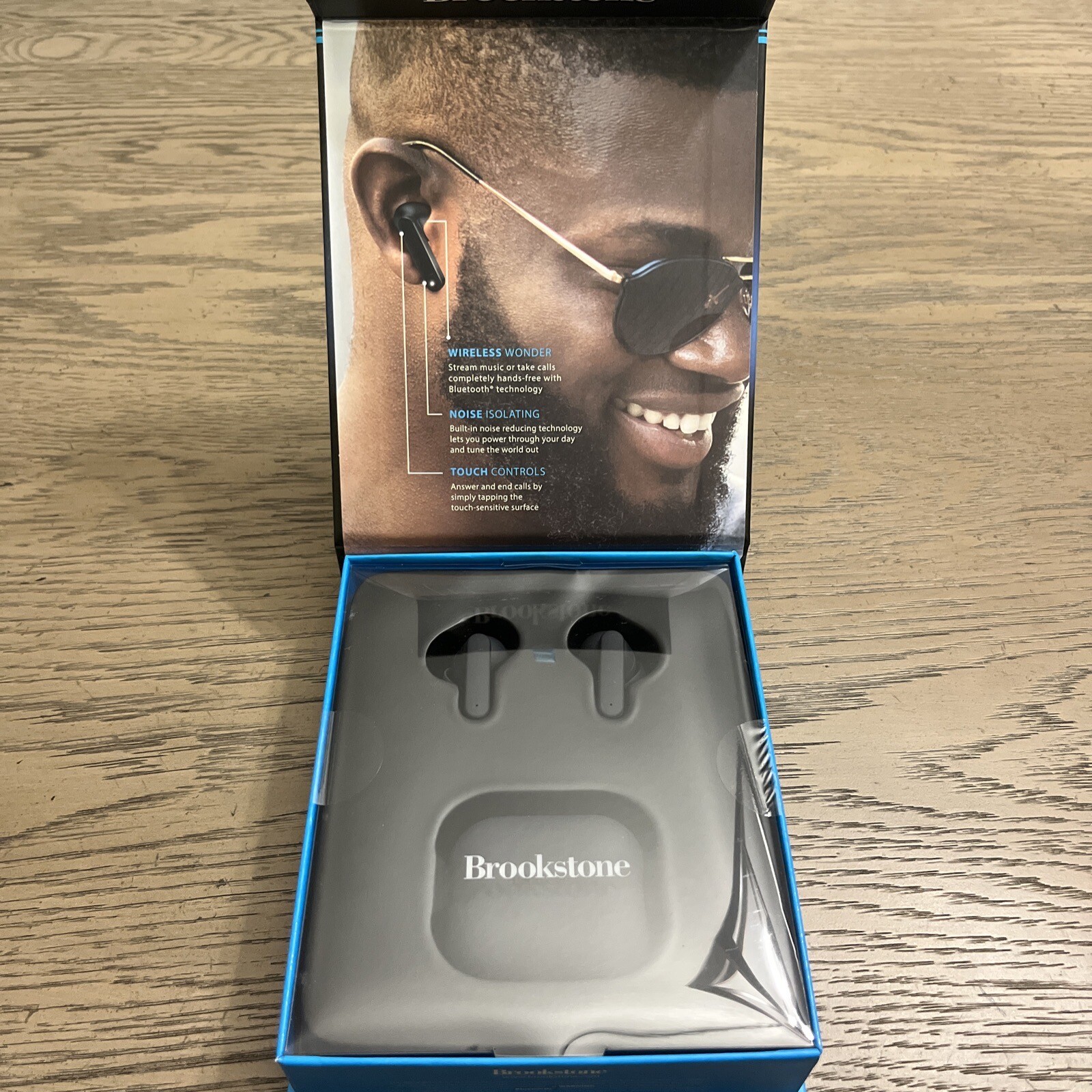 Brookstone AIRTONELINK TRUE WIRELESS EARBUDS Bluetooth SUPERIOR SOUND ...