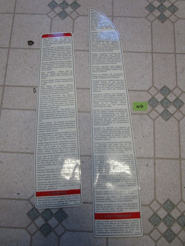 Vintage Polaris Indy Snowmobile Top Side Hood Decals 90 91 500 650 RXL ...