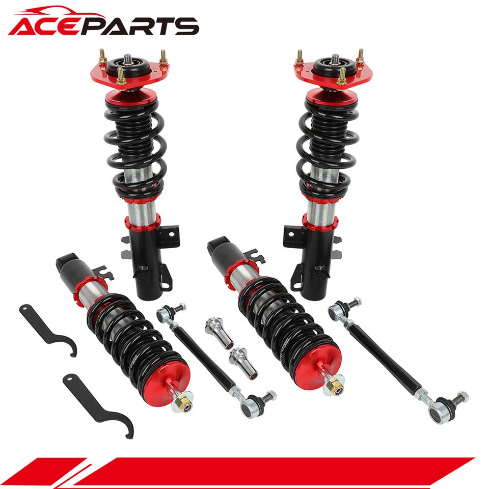 Red Coilovers Shocks Struts Suspension Springs Kits For 2007-2013 Mini ...