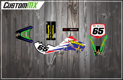 KX65 KX 65 00-15 KLX 110 02-09 & Pitbike Graphics Kit with custom ...