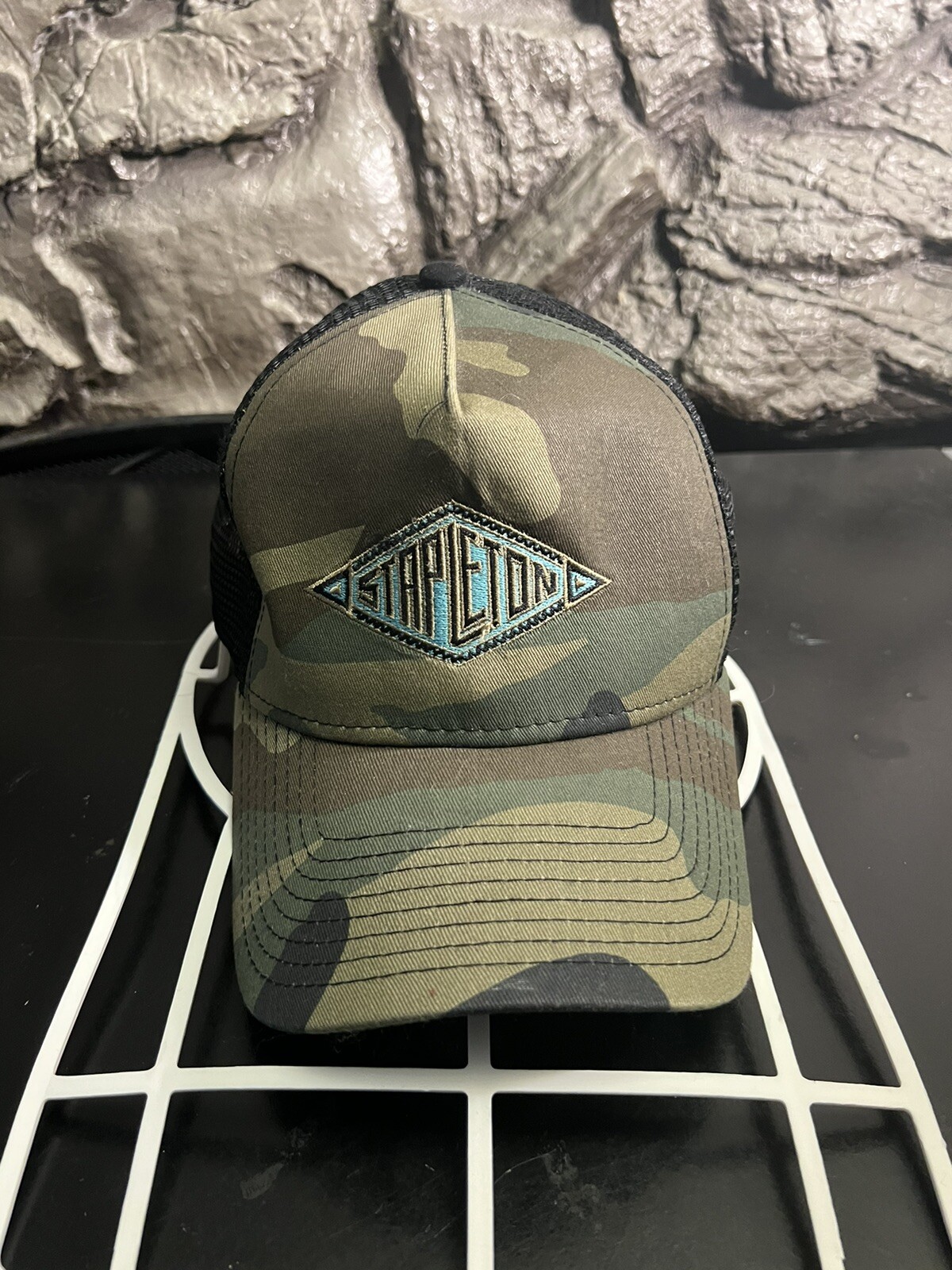 Chris Stapleton Diamond Logo New Era Camo Mesh Back T… - Gem