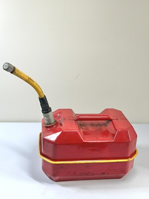 BLITZ Metal Gas Can USMC Fuel Tank 2.5 Gallon Boat VTG | eBay