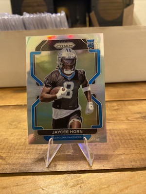 2021 Panini Prizm NFL Football Jaycee JC Horn #373 Silver Rookie RC ...