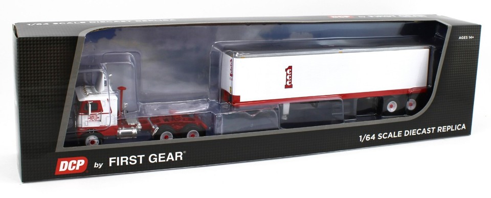 2023 DCP 1:64 *CRETE CARRIER CORP* White-Freightliner COE w/40' Vintage ...