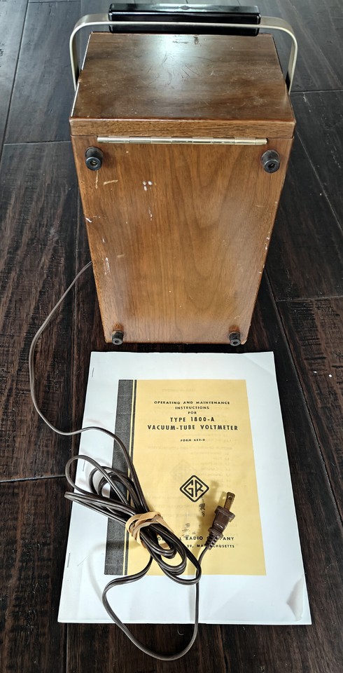 General Radio Company 1800-A Vacuum Tube AC DC Voltmeter Antique ...