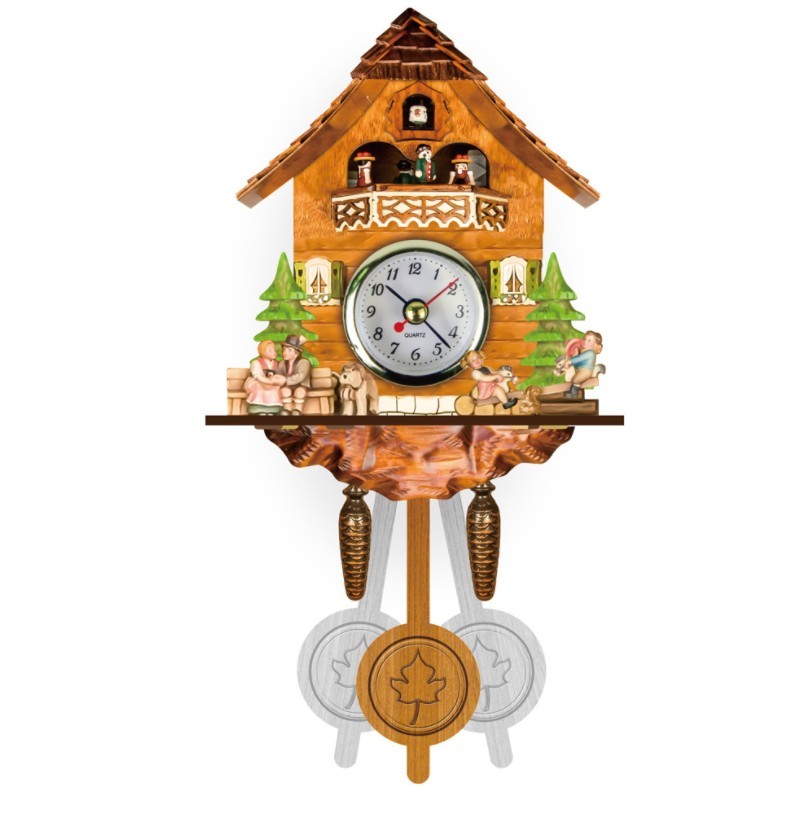 Cuckoo Wall Clock Cuckoo Time Alarm Clock Watch Wall Clock Living Room ...