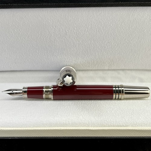 Durable Great Characters JFK Series Deep Red Color M nib Fountain Pen ...