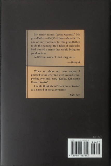 When My Name Was Keoko by Linda Sue Park (2002, Hardcover) for sale ...