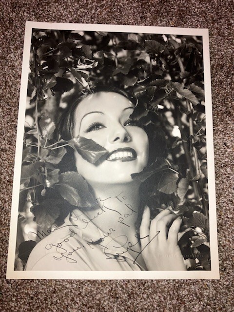 Rare Lupe Velez VINTAGE 10x13 Autographed Photo Clarence Sinclair Bull ...