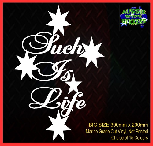 Big Aussie BNS Country 4x4 Ute Car Stickers SUCH IS LIFE & SOUTHERN ...