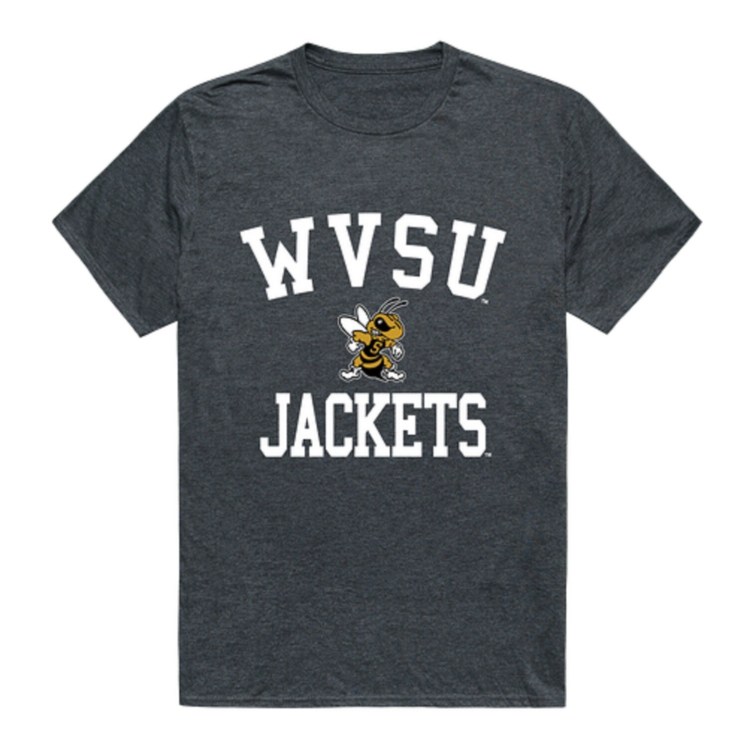 West Virginia State University Yellow Jackets WVSU Cotton Graphic Black ...