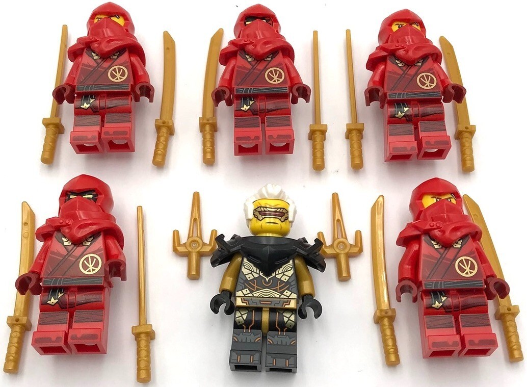 Lego 6 New Kai Dragons Rising and Rapton Ninja Ninjago Minifigures | eBay