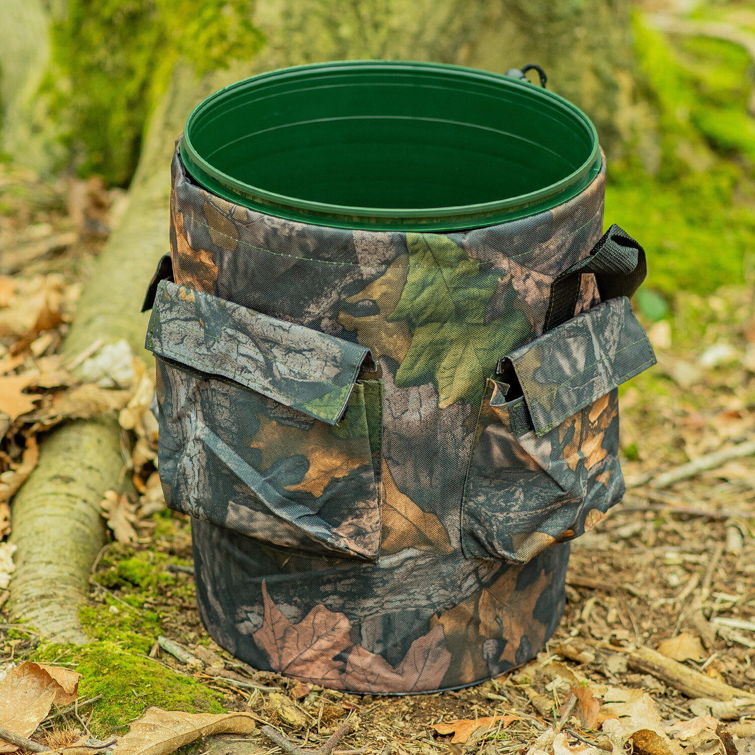 Nitehawk Spinning/Swivel Hunting Shooting Camo Bucket Seat With Storage ...