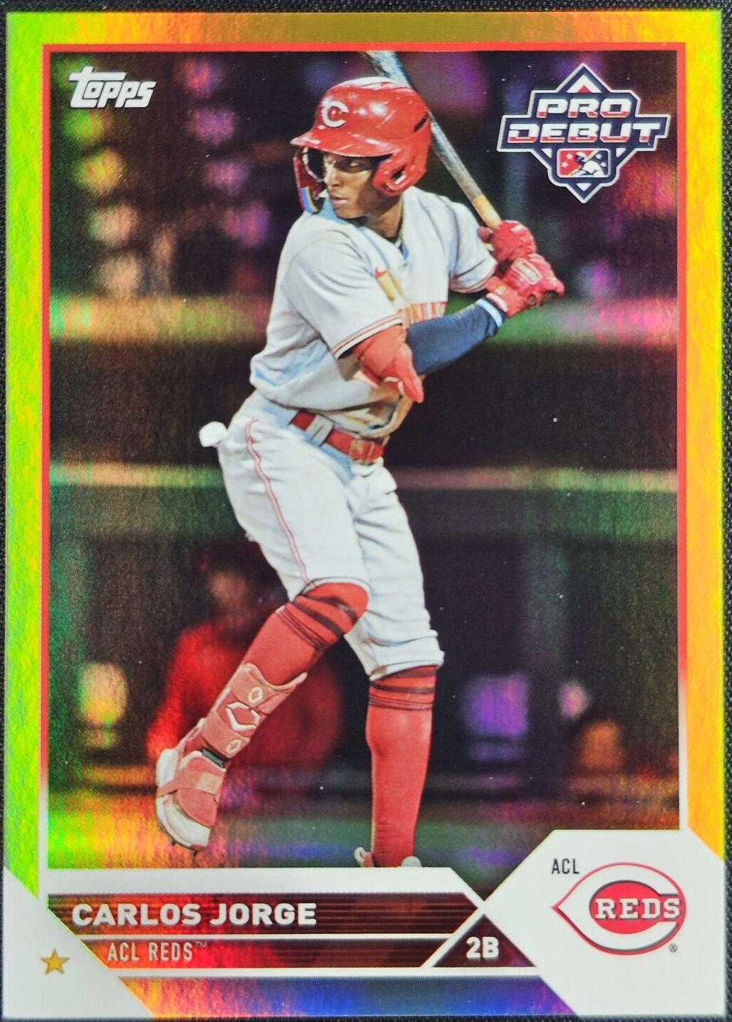 2023 Topps Pro Debut - Carlos Jorge #PD-74 Gold Foil /50 (RC) for sale ...
