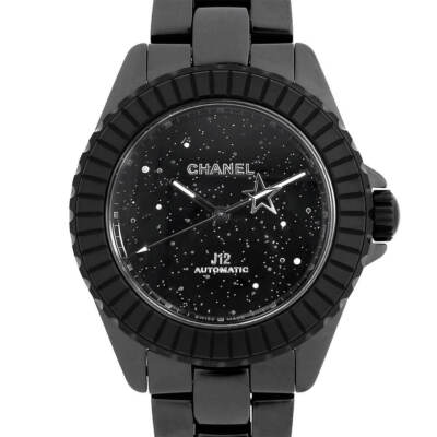 CHANEL J12 Interstellar H7989 Ceramic Black Dial Automatic Men's Watch ...