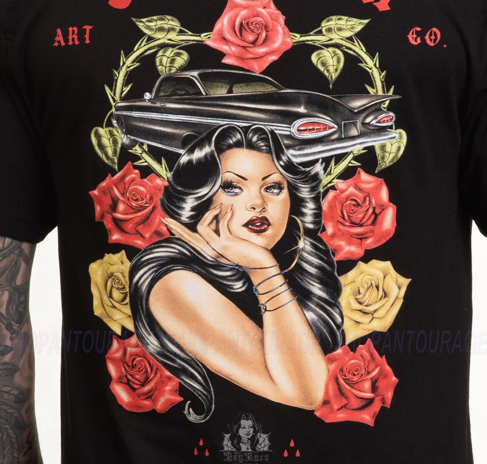 Sullen Art Collective Hey Ruca Roses Standard SCM6432 Short Sleeve Men ...