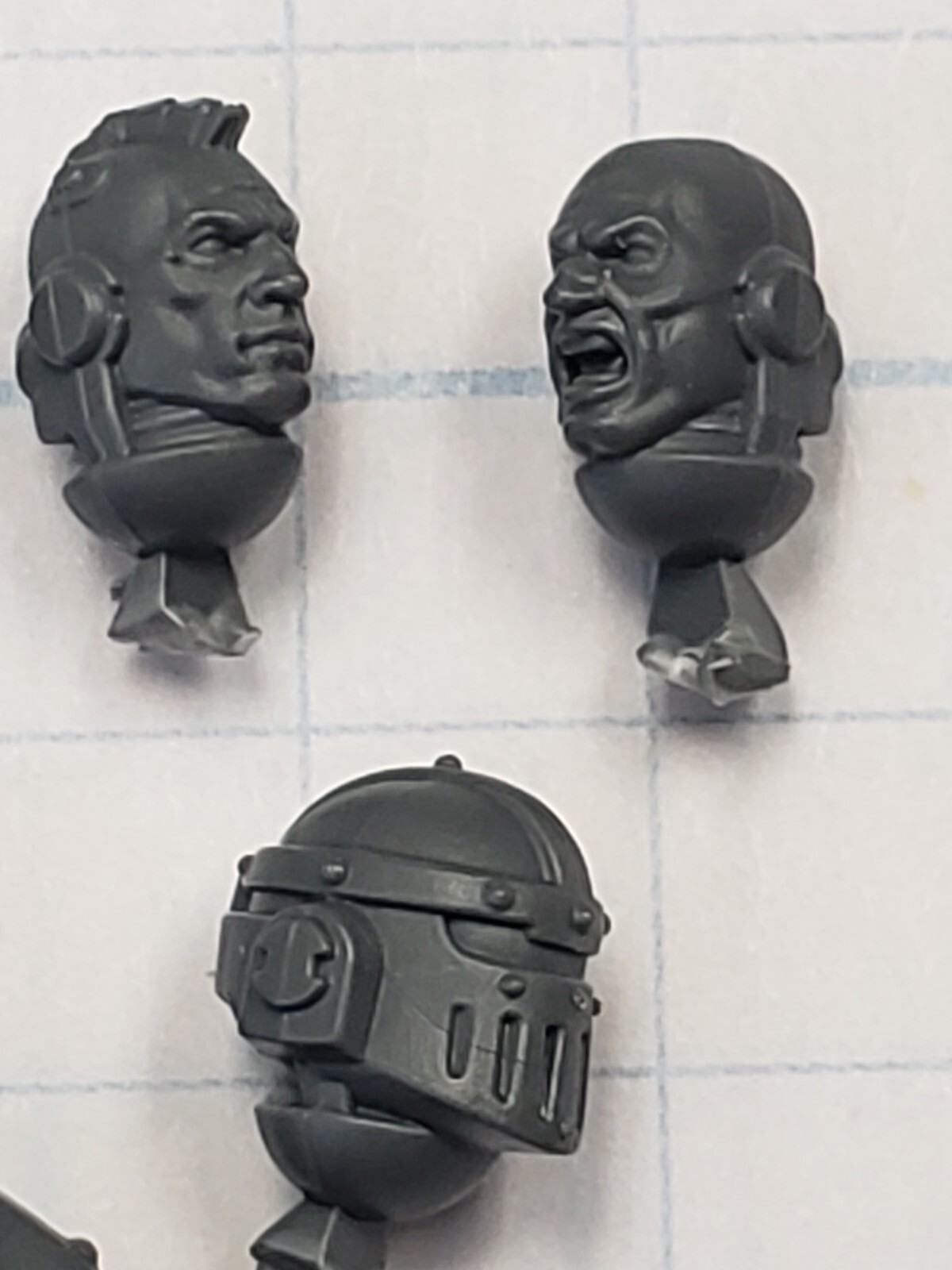 30K Space Marine Bits Tank Upgrade HUS MARK II Pilot Gunner & Hatch ...