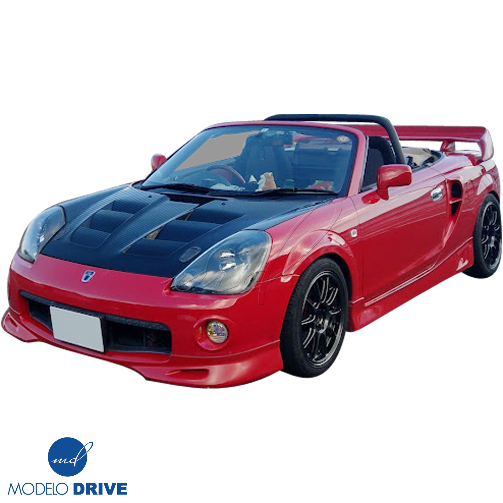 ModeloDrive Carbon Fiber WDS BAND Frunk Hood (front) MRS Spyder for MR2 ...
