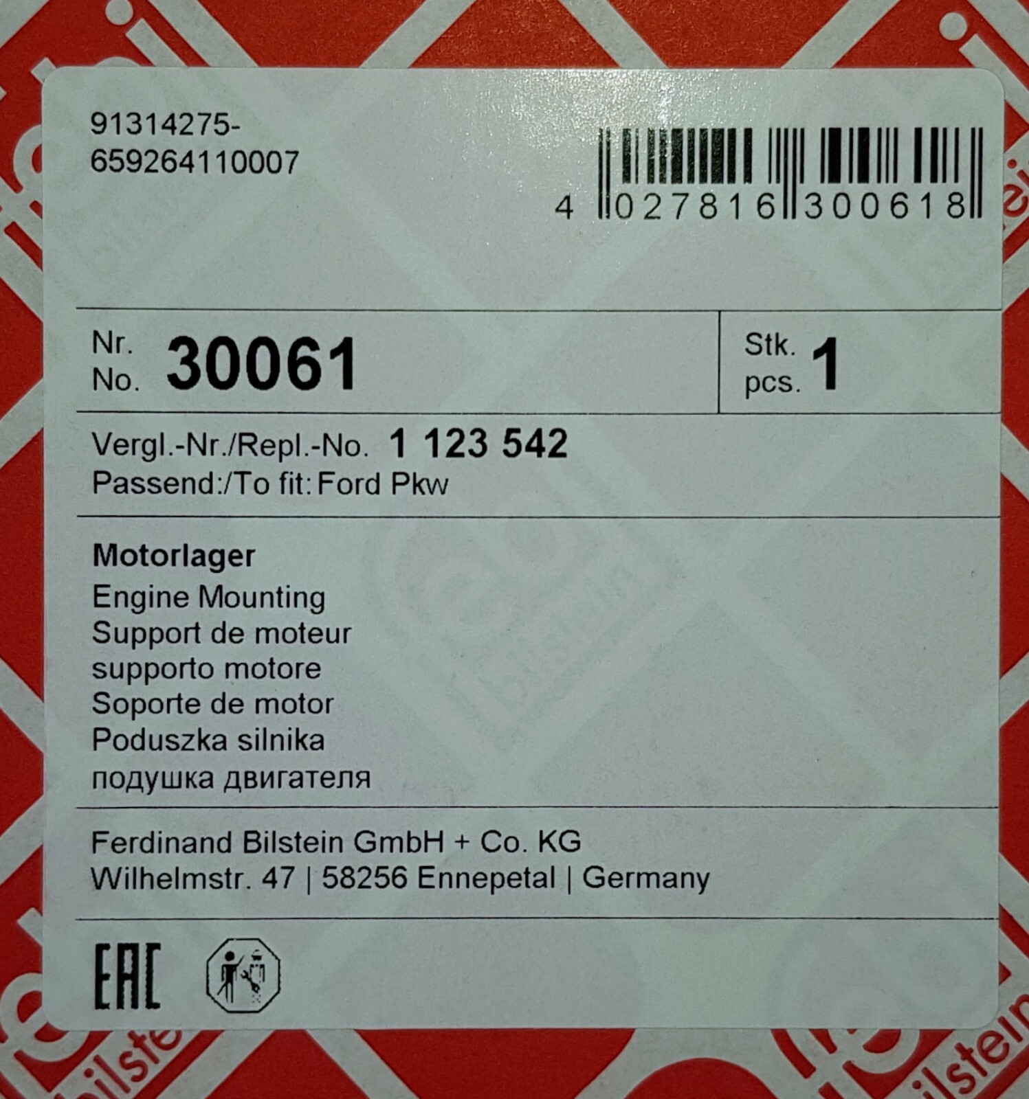 febi+30061+Engine%2FTransmission+Bush%2FMount for sale online | eBay