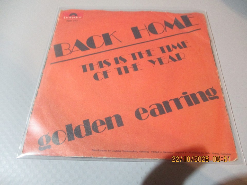 (77) Back Home - Golden Earring - 7" Single Vinyl | eBay UK