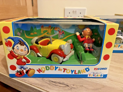 Corgi Noddy In Toyland Diecast model complete set of 6 Vintage cars ...