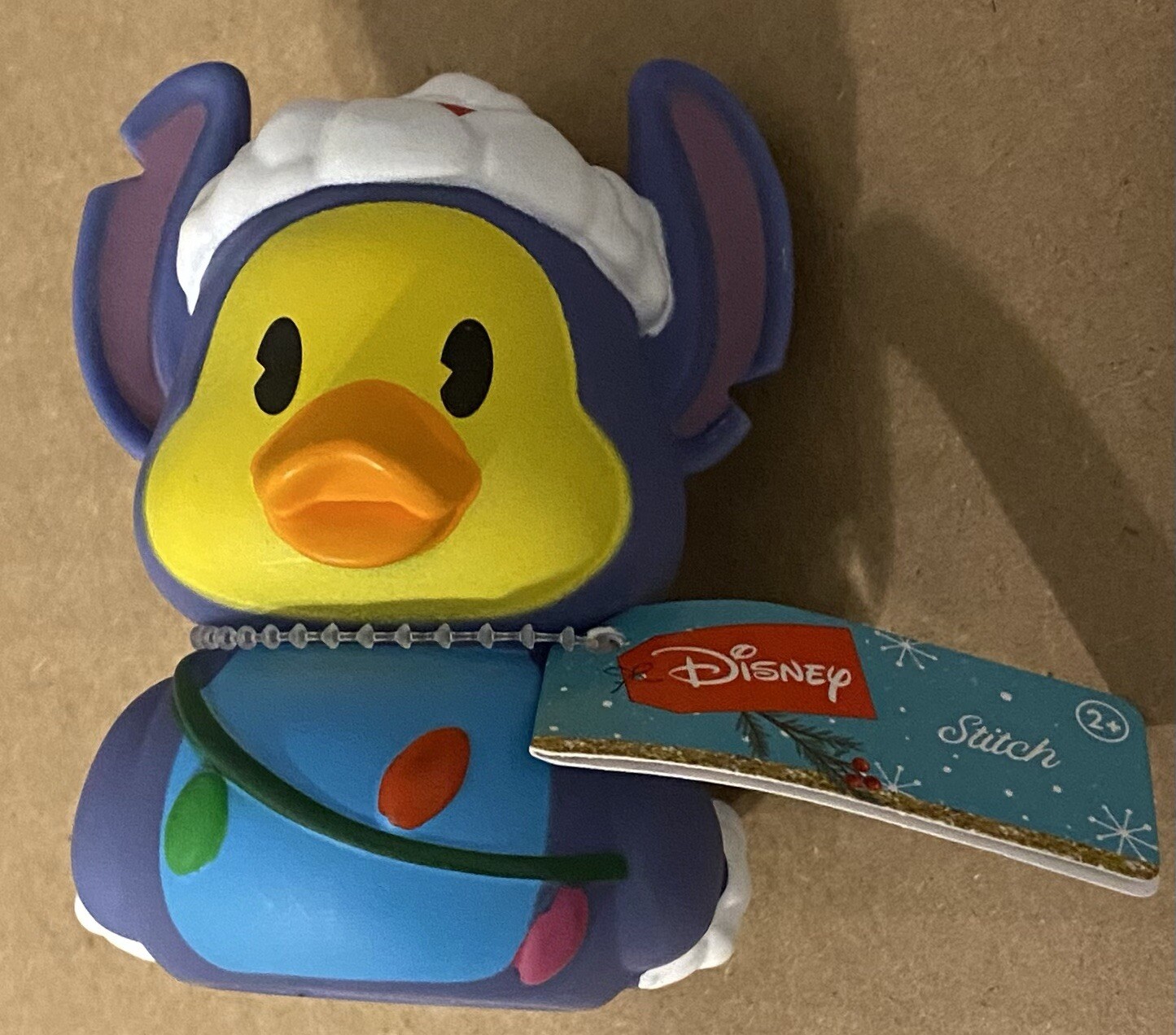 Disney Stitch Rubber Duck 2024 Christmas Holiday Collection 3" Jeep ...