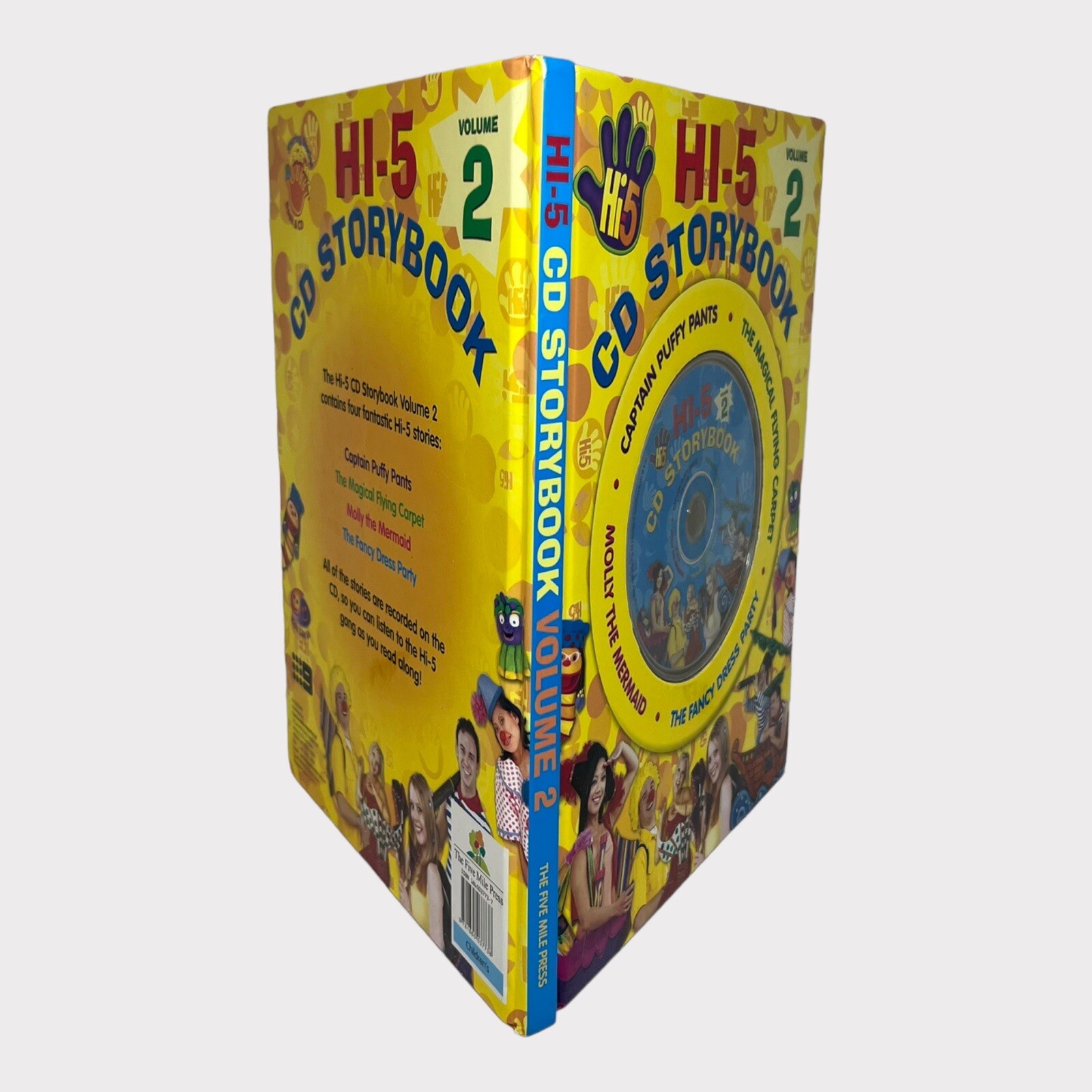 Hi-5 CD Storybook Vol 2 - Large 2002 Hardcover Book & CD - Five Mile ...