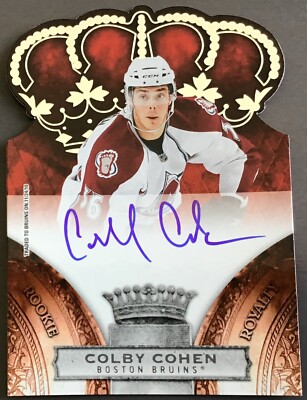 2010-11 COLBY COHEN PANINI CROWN ROYALE ROOKIE AUTOGRAPH #152 AVALANCHE ...