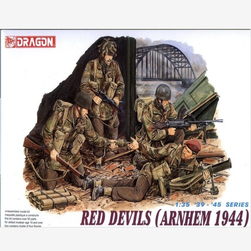 Dragon 6023 1/35 scale WWII British Red Devils (Arnhem 1944) (4 Figures ...