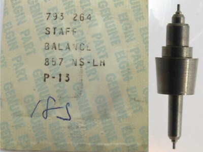 Elgin pocket Watch 18s 793 857 NSLH balance staff #723 pivot 13 | eBay