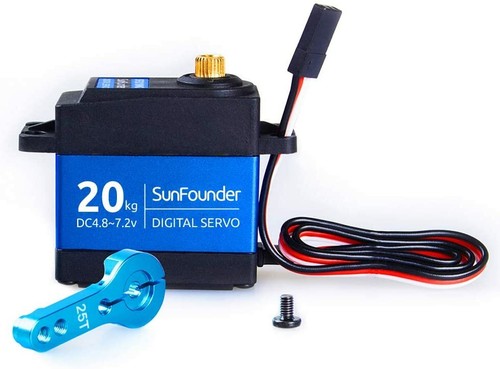 SUNFOUNDER 20KG Servo Motor High Torque Servo TD8120MG Metal Gear ...