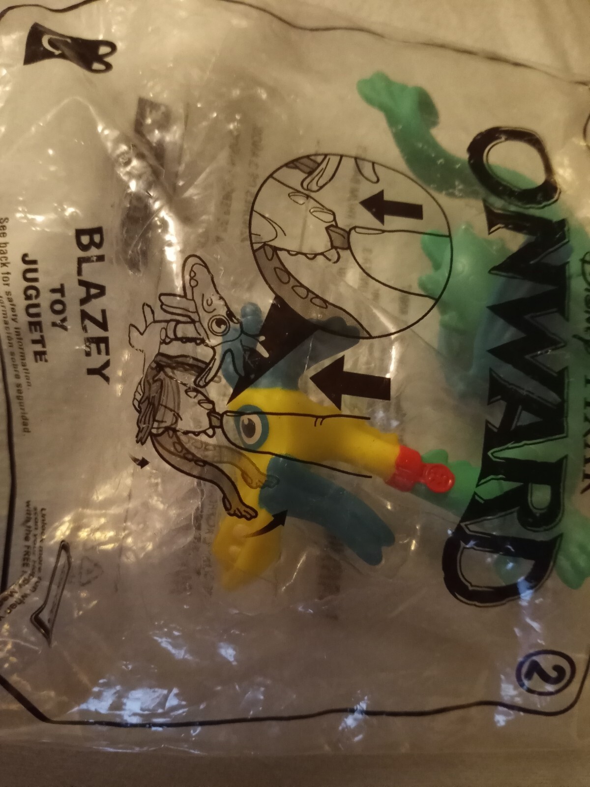 Disney Pixar 2020 McDonald’s ONWARD Blazey DRAGON 5” Figure Toy Green ...