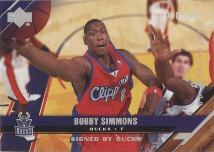 2005-06 Upper Deck - Bobby Simmons #74 Silver UD Exclusives /100 for ...