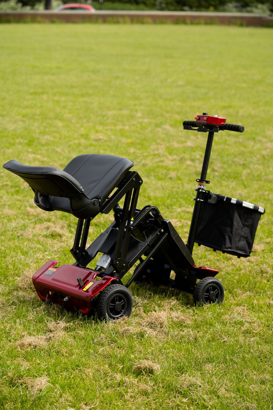 Auto Folding Electric Mobility Scooter Remote Control Removable Lithium ...