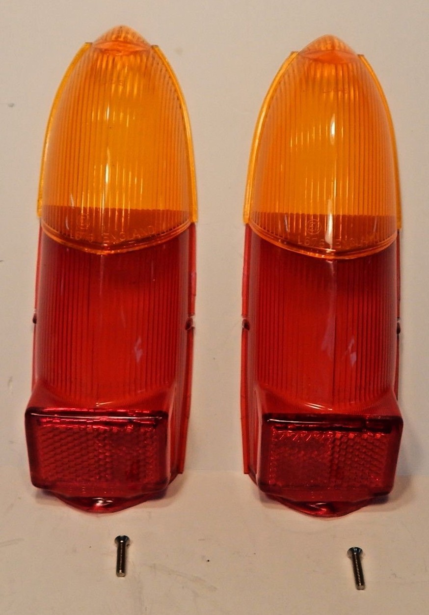 1962-1969 MGB MG Midget Tail Light Assembly Pair Upper & Lower Stop ...